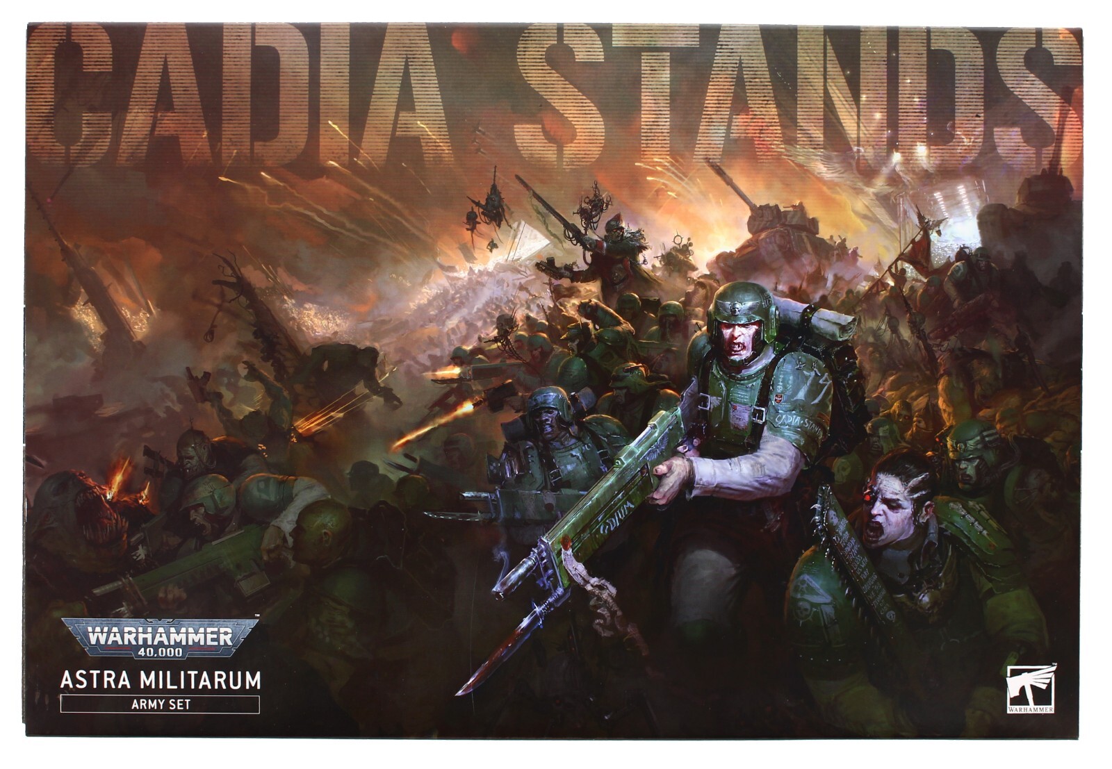 Games Workshop Warhammer 40K Astra Militarum Army Set Cadia Stands | eBay
