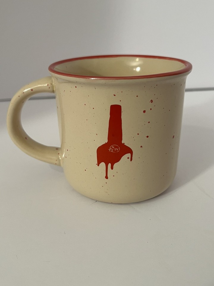 Maker's Mark Limited Ed Bourbon Whiskey Beige Ceramic Mug With Red ...
