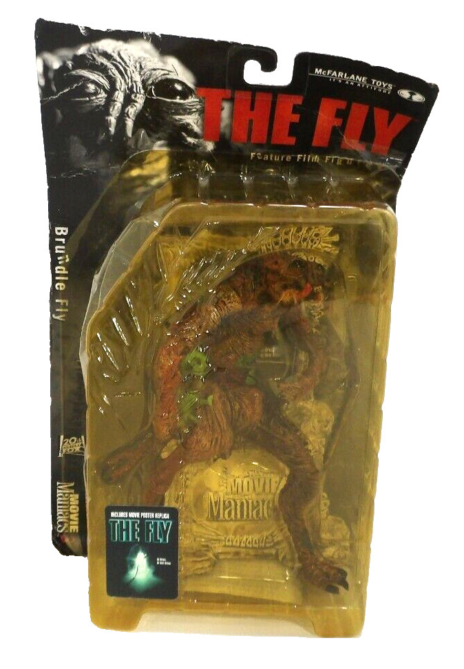 THE FLY Brundle 7" action figure MCFARLANE TOYS 2000 NEW PACKAGE DAMAGED