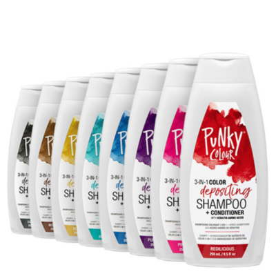 Punky Colour, 3 in 1, Color Depositing Shampoo + Conditioner, For ...
