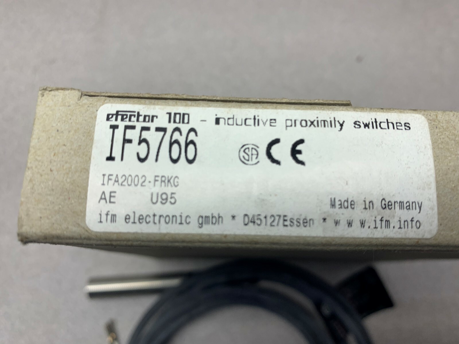 NEW IN BOX EFECTOR100 SWITCH IFA2002-FRKG | eBay