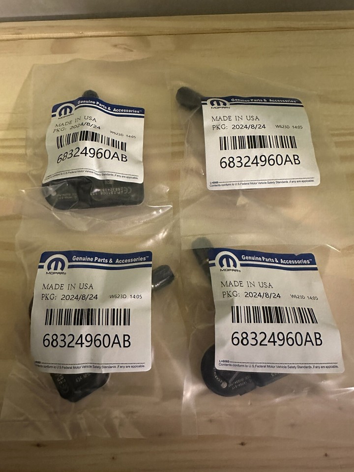 2014-2020 Ram Jeep Cherokee Mopar 4PCS TPMS Tire Pressure Monitoring ...