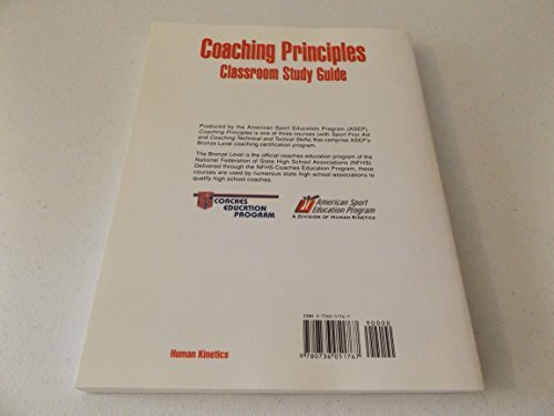Coaching Principles Classroom Study Guide - Asep - Paperback - Good | eBay