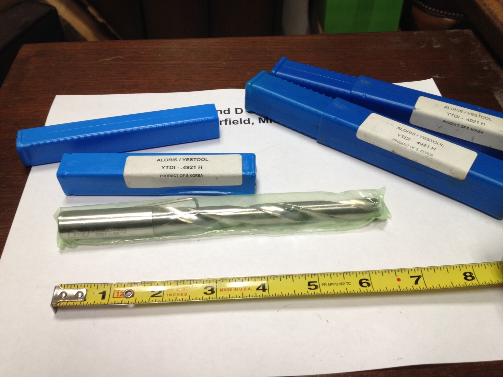 Aloris / Yestool 4921H, Indexable Drill, 5/8" Shank, 6.89" OAL, Brand New, 20030 | eBay