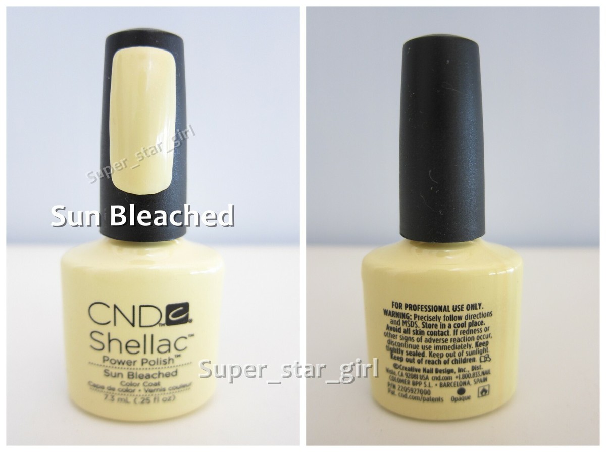 Shellac Sun Bleached Гель лак для ногтей CND Shellac
