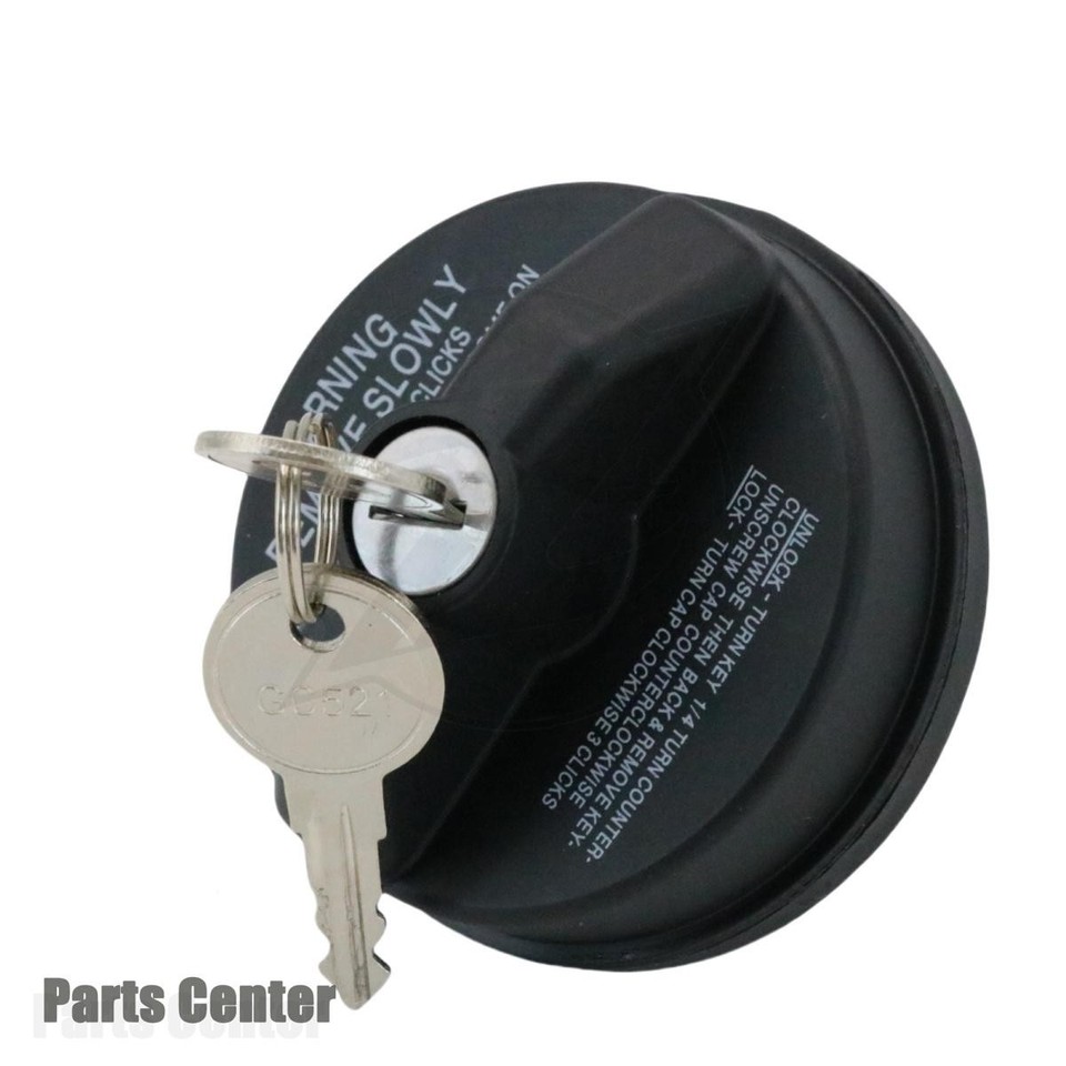 Locking Fuel Tank Filler Gas Cap with Keys Covers For Chevrolet GMC ...