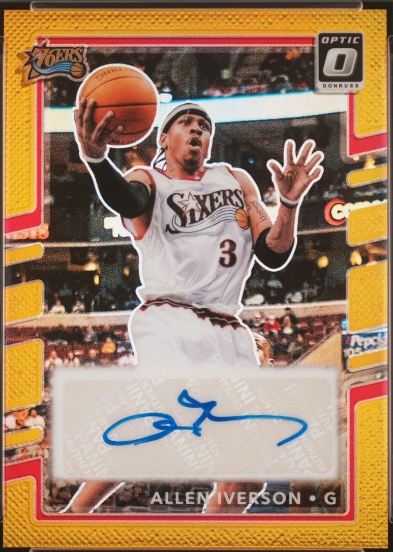 2024-25 Panini Donruss Optic - Retro Series Signatures Allen Iverson # ...