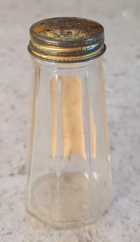 Vintage Dixie Decorettes Chocolate Sprinkles Glass Shaker Pittsburgh PA ...