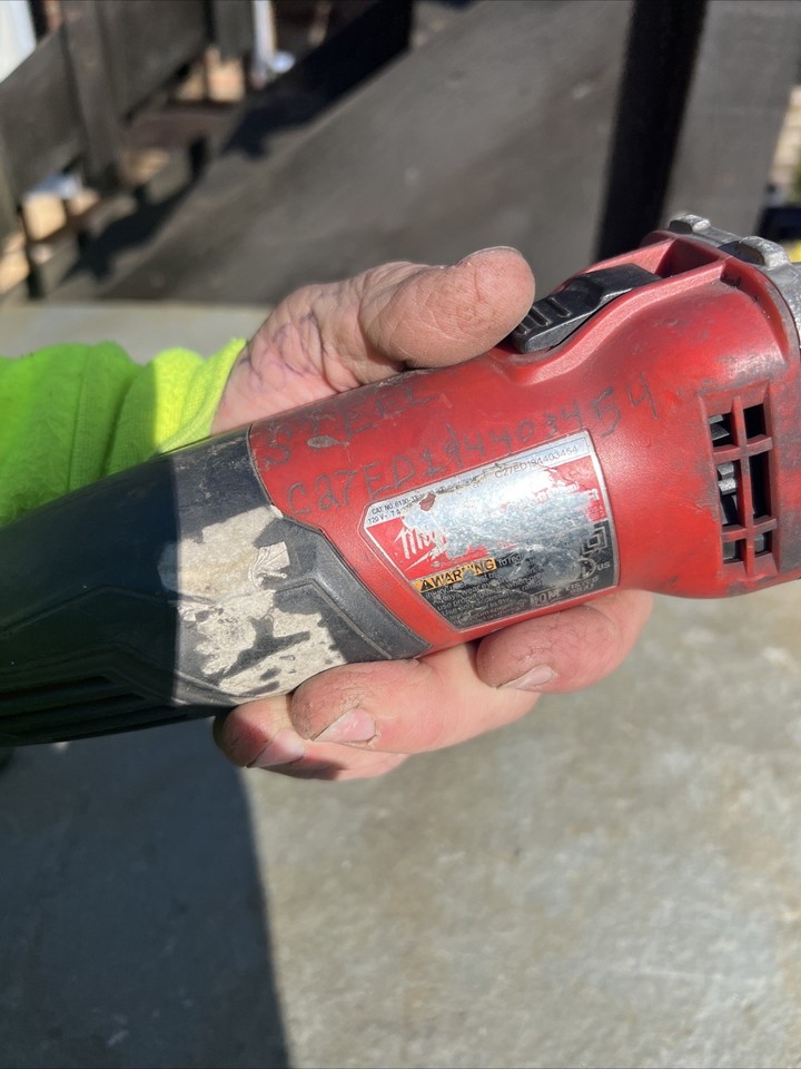 Milwaukee 6130-33 120V Angle Grinder Corded Electric Motorworks ...