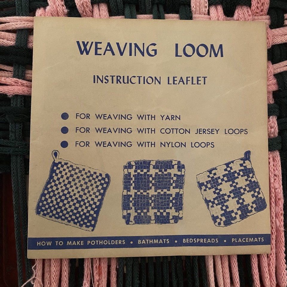 Vintage Happy Folks Weaving Crochet Loom Crafting Art 902 USA Made ...