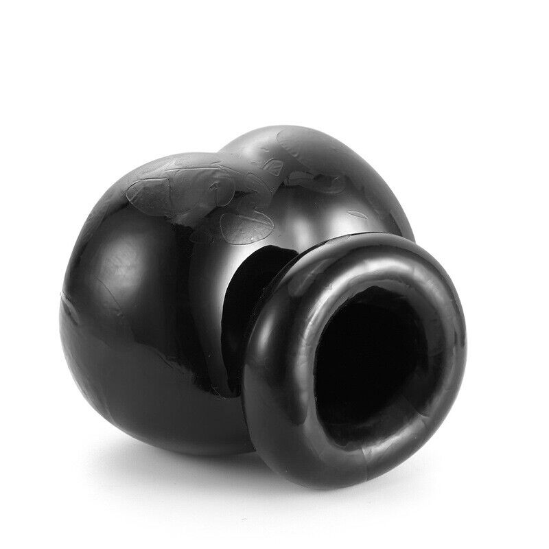Men Penis Cock Testicle Squeeze Ring Ball Stretcher Scrotum Sack Cage