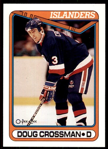 1990-91 O-Pee-Chee Doug Crossman . New York Islanders #72 | eBay