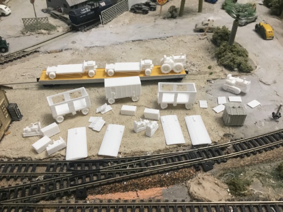 N Scale CIRCUS ELECTICAL DEPARTMENT AND TRACTOR SET 3D Print Unpainted ...