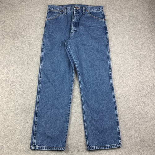 Wrangler Jeans 32x30 Blue Pants A103 Straight Cowboy Western Denim Tag ...