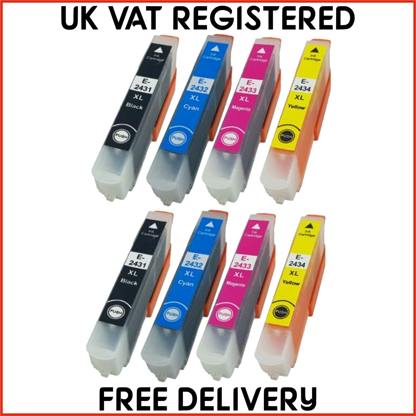 24XL Ink Cartridges For Epson XP860 XP950 XP960 XP970 (LOT) non-oem | eBay