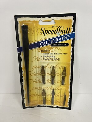 Vintage Speedball Calligraphy Lettering Set | eBay