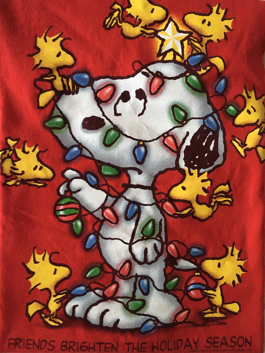 Snoopy Christmas Lights Wallpaper