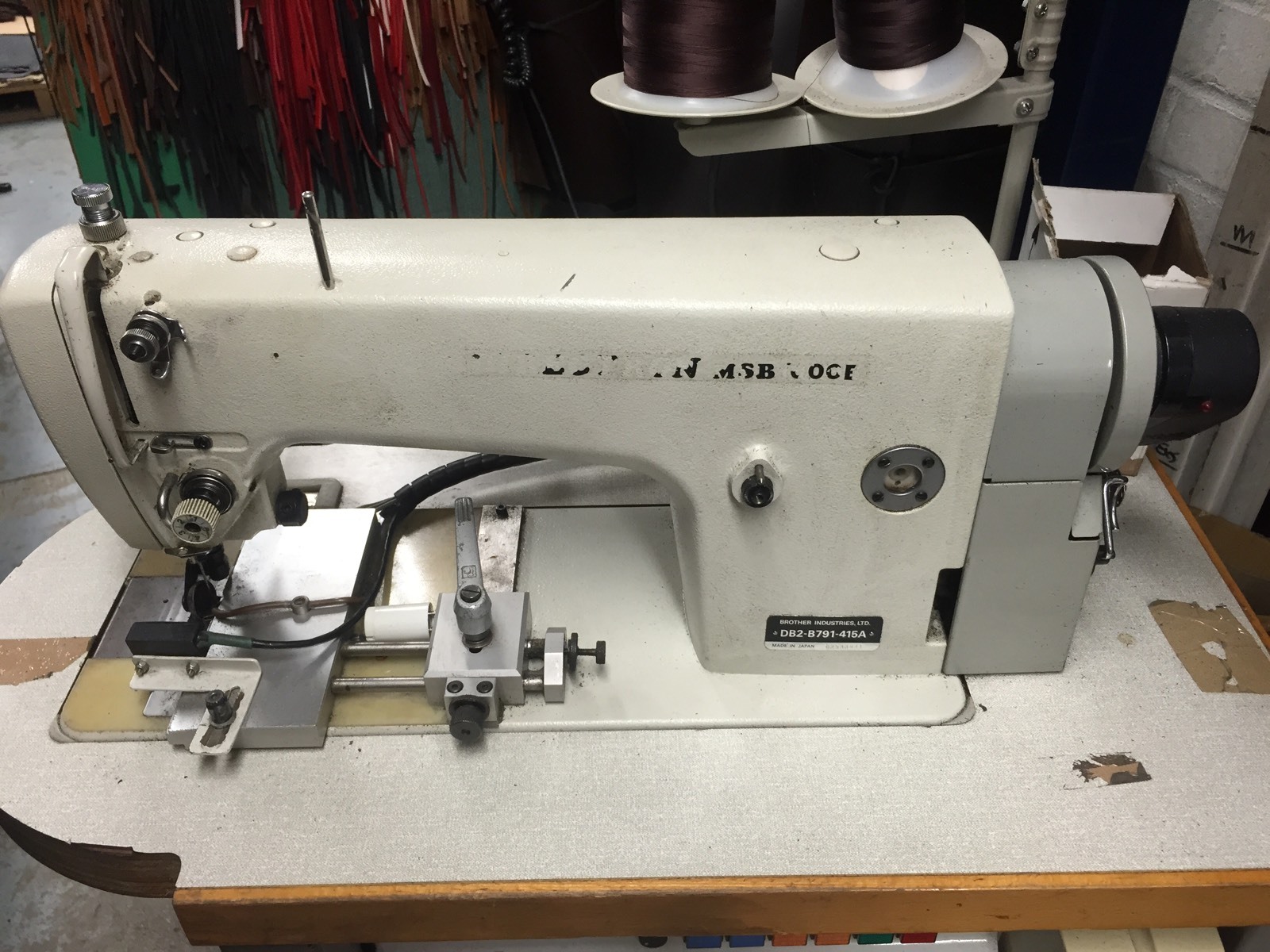 Direction Automatic Belt Stitcher Brother Machine Leather "WORKING ...