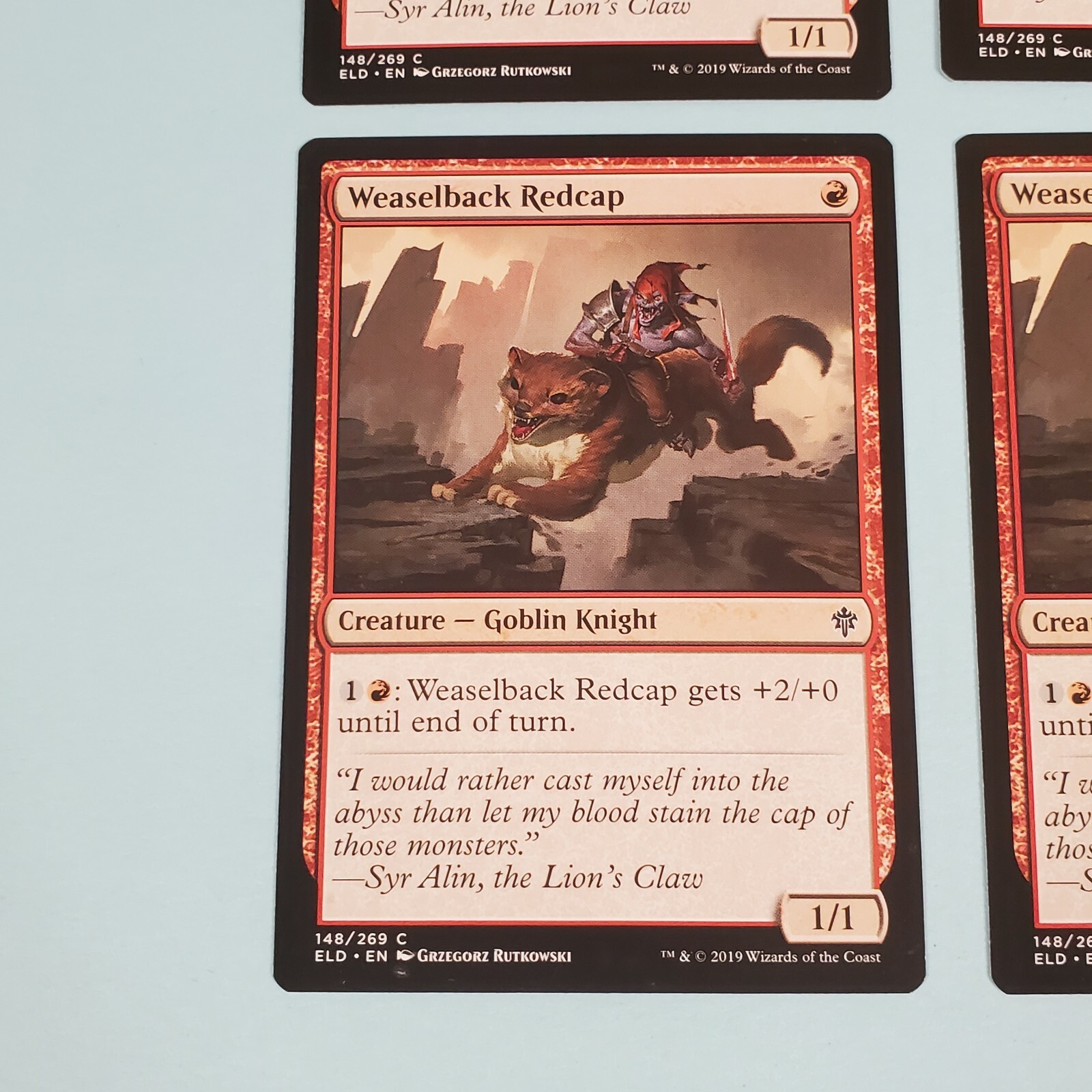 MTG+Weaselback+Redcap+Throne+of+Eldraine+148%2F269+Regular+Common for sale online | eBay