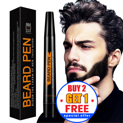 15ml Men Black BEARD PEN Thick beard filler PENCIL for full beard Pen ...