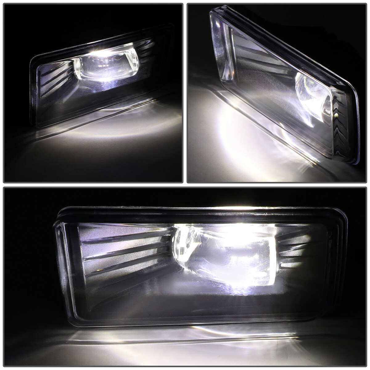Factory Style Fog Light Lamps+Bezels+Switch for GMC Yukon/XL 15-18 ...