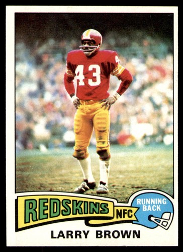 1975 Topps #200 Larry Brown Washington Redskins Card | eBay
