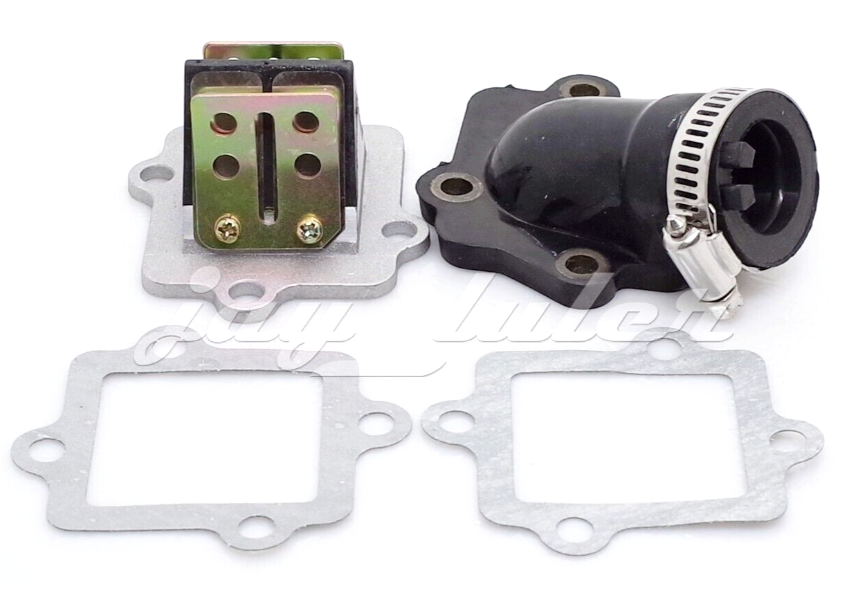 Carburetor & Intake Manifold Reed Valve For Polaris Scrambler 50 2003 ...