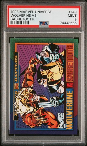 PSA 9 - Marvel Universe - Wolverine Vs. Sabretooth #149 - Mint - 1993 ...