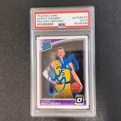 2018-19 Panini Donruss Rated Rookie #197 Moritz Wagner Signed Card AUTO ...