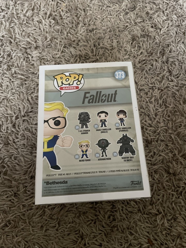 Funko Pop! Vinyl: Fallout - Vault Boy (Nerd Rage) #373 889698339919| eBay
