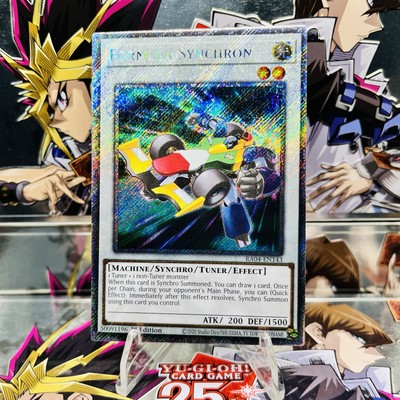 Yugioh Formula Synchron RA04-EN143 Platinum Secret Rare 1st Ed Near ...