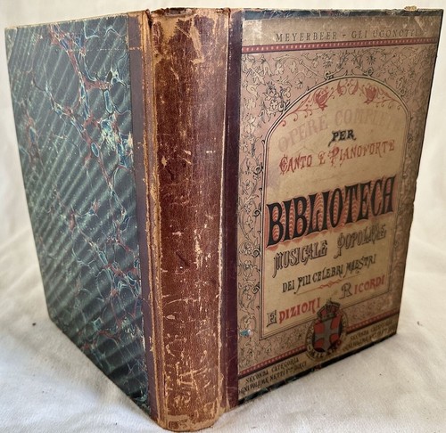 Meyerbeer The Huguenots Eugenio Scribe April 1876 Sheet Piano Singing | eBay Australia