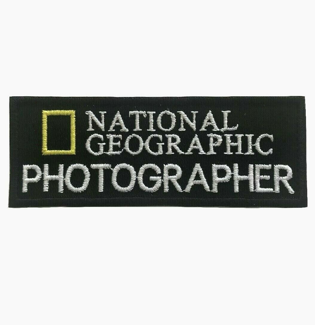 National Geographic Photographer Iron on Patch Photographer Patch applique