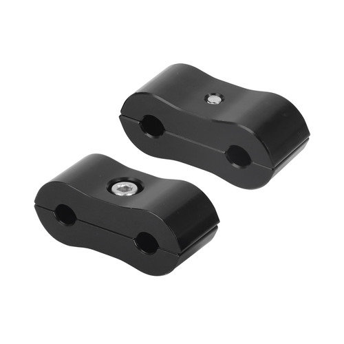 Universal For 3/16" Brake Tubing Separator Clamps Kit Black Aluminum ...