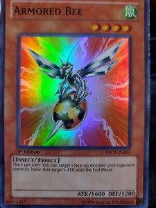 NM Armored Bee - PRC1-EN007 - Super Rare Yu-Gi-Oh! Card lot | eBay