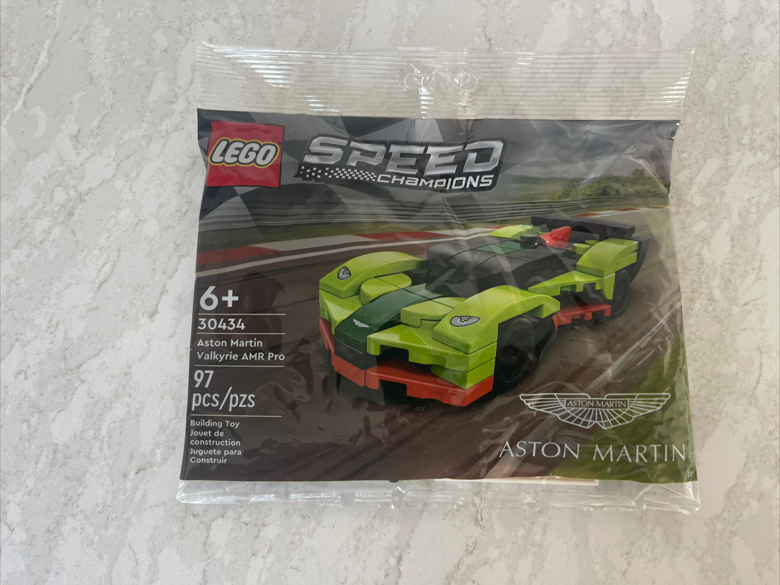 LEGO Speed Champions 30434 Aston Martin Valkyrie AMR Pro Polybag Sealed ...