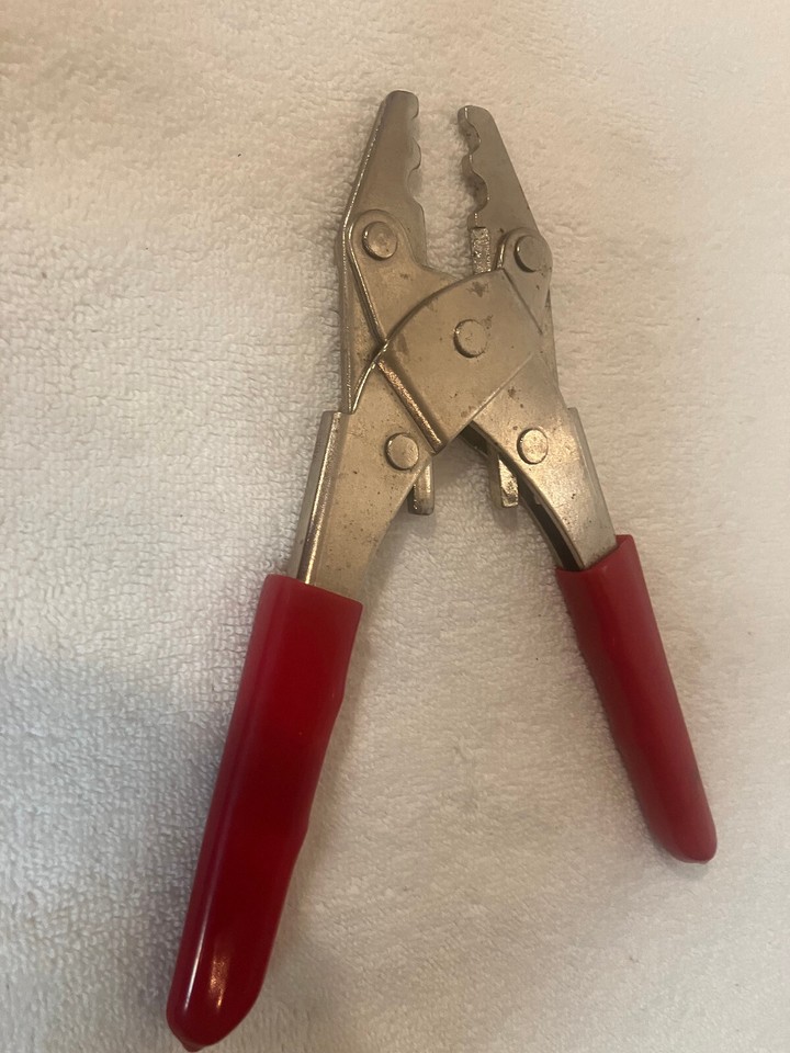 Vintage Wire Cutter / Crimping Pliers Coated Handles Electrician Tools ...