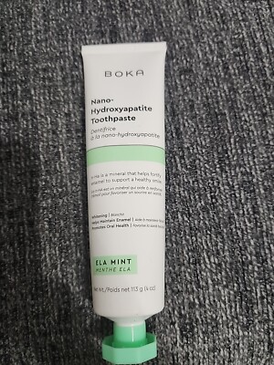 Boka Nano Hydroxyapatite Toothpaste Ela Mint - 4oz | eBay