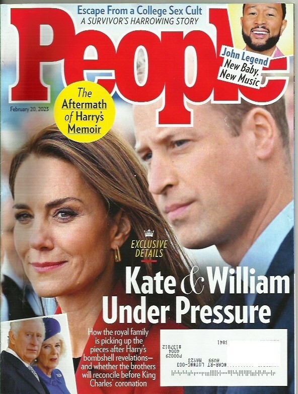 People Magazine (February 20, 2023) KATE & WILLIAM UNDER PRESSURE | eBay