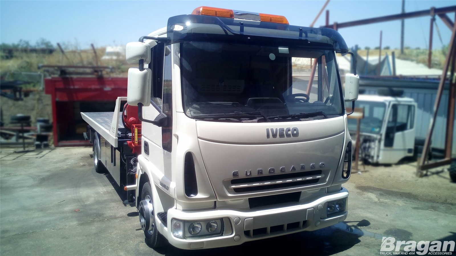 Sun Visor + Brackets For Iveco Eurocargo 2003+ Standard Roof Sun Shade ...