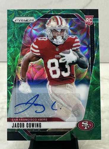 2024 Prizm, JACOB. COWING (RC) /75 "Green Scope" - SAN FRANCISCO 49'ERS ...