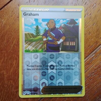 Carte Pokémon Graham 158/196 reverse Origine Perdue fr neuve | eBay