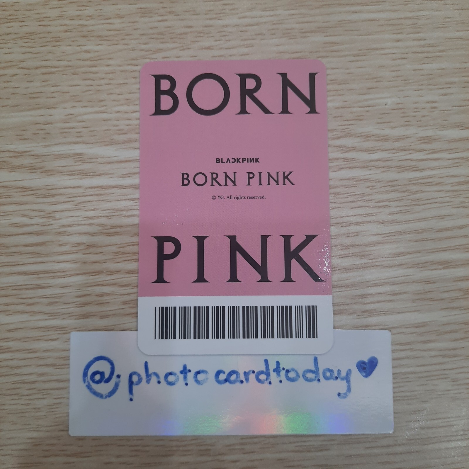 BLACKPINK BORN PINK CD PLAYER MERCH GIFT OFFICIAL PHOTOCARD MD ...