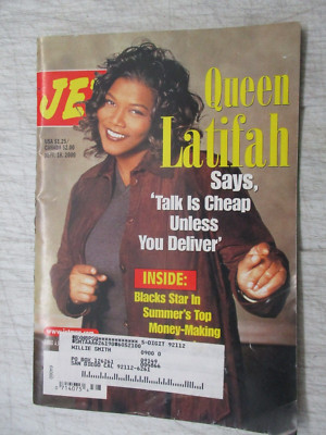 JET MAGAZINE SEPTEMBER 18, 2000 QUEEN LATIFAH TALK IS CHEAP UNLESS YOU ...