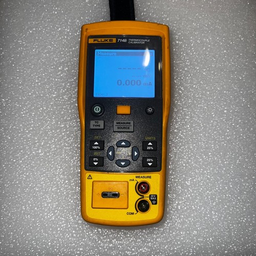 FLUKE 714B THERMOCOUPLE TEMPERATURE THERMOCOUPLE CALIBRATOR TC OUTPUT 4 ...
