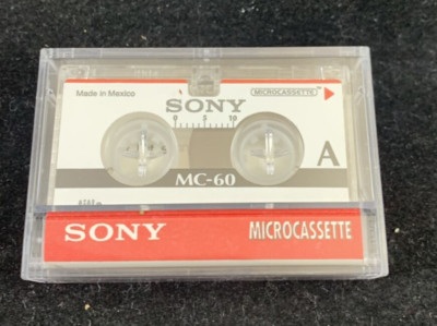 Sony MC-60 MC60 Microcassette Blank Cassette Tape 60 Min 887548241900| eBay