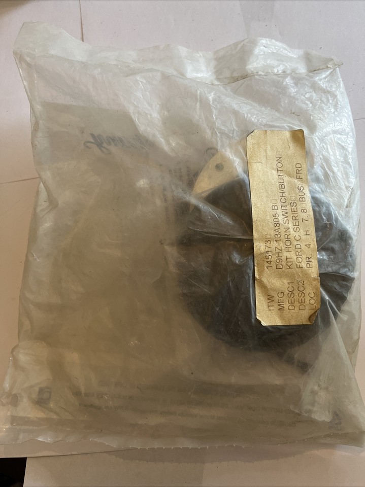 Ford Horn Button (Black Logo) - Incomplete Kit - # D9HZ-13A805-B ...