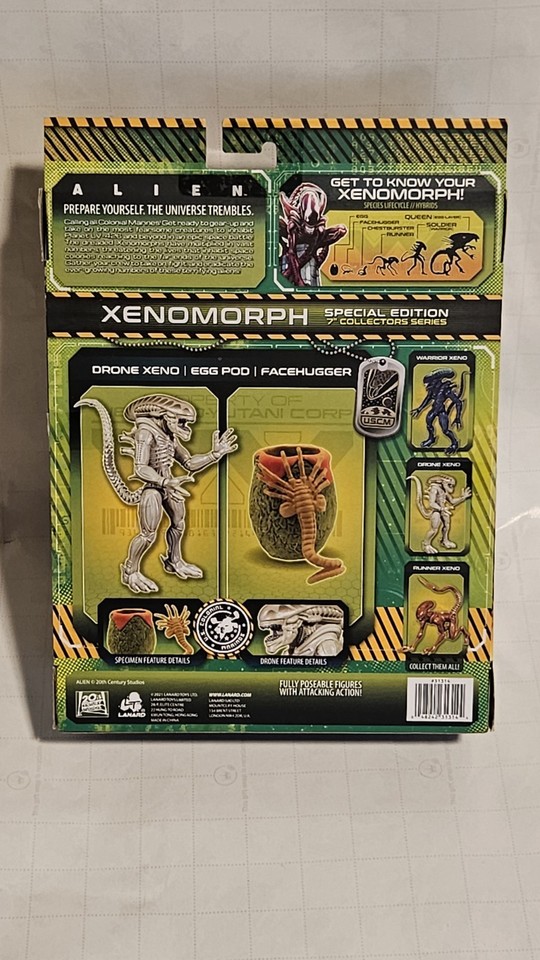 Lanard 7" Alien Figure Xenomorph Drone Action Figure Special Walmart ...