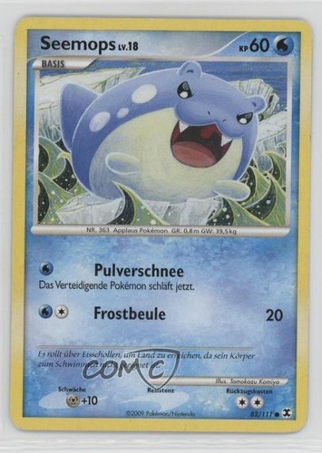 Spheal German Pokémon Platinum Rising Rivals #82 2009 | eBay