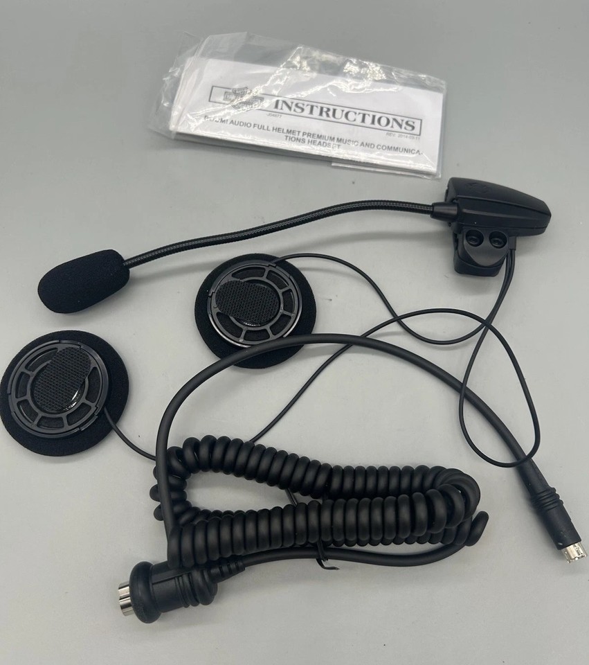 OEM Harley Full Helmet Premium Stereo Radio Helmet Intercom Headset ...